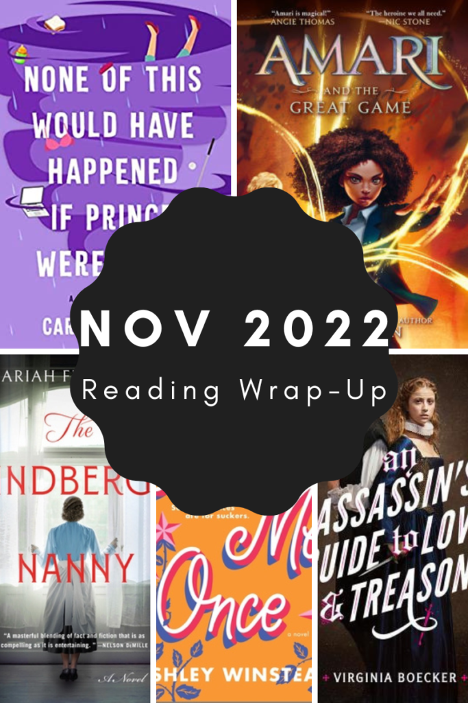 Reading Wrap-Up November 2022: So Thankful! - Read! Bake! Create!